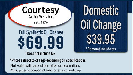 Coupons – Courtesy Auto Service Center